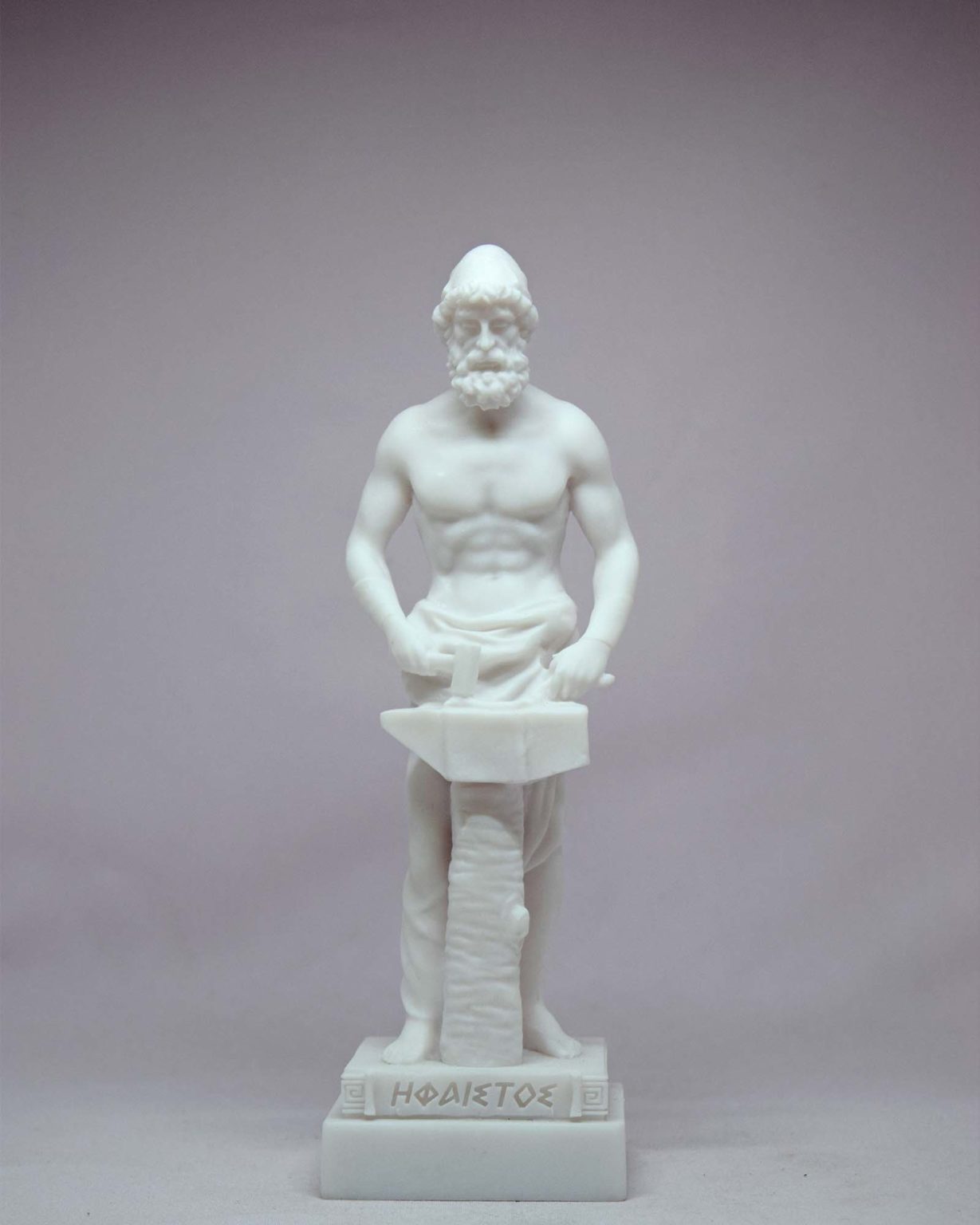 Hephaestus statue Greek God made of Alabaster - eStatueShop