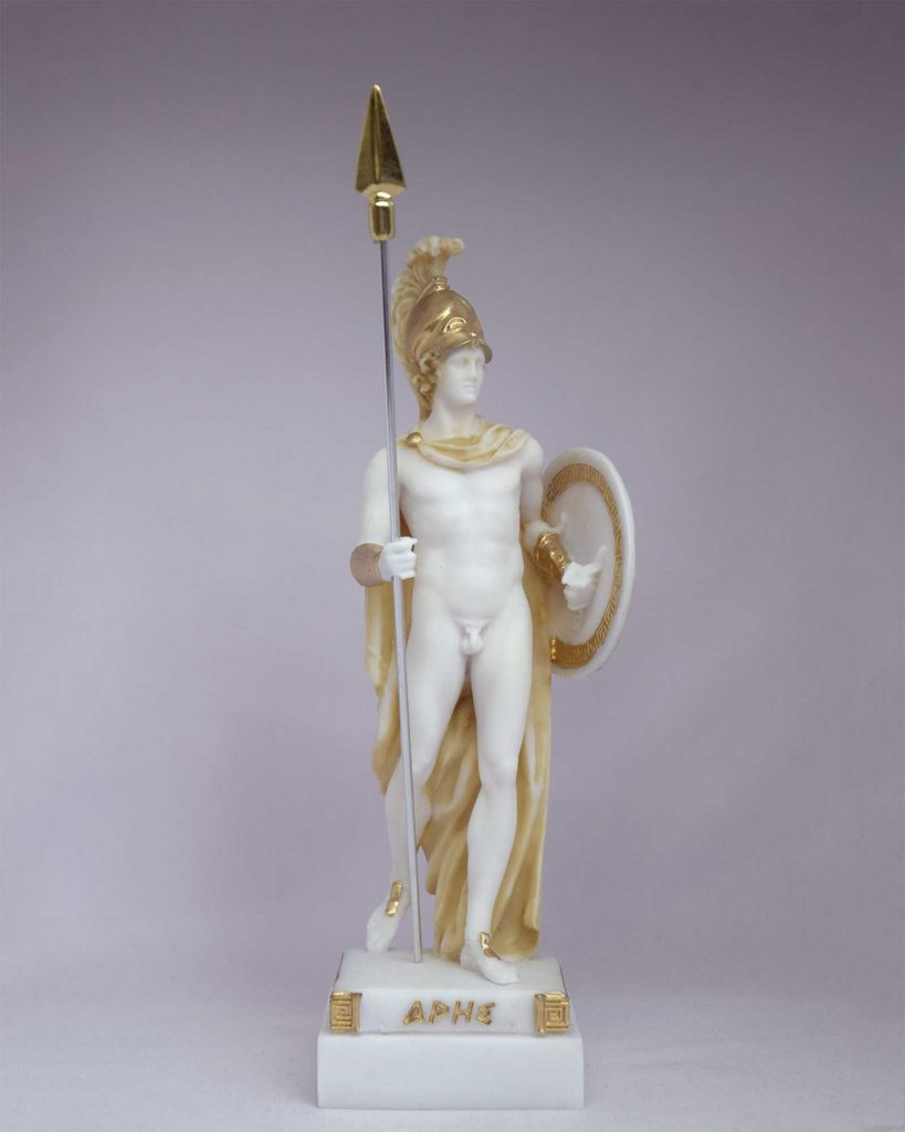 Ares statue Greek God made of Alabaster - eStatueShop