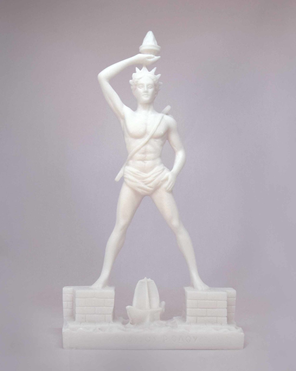 Colossus of Rhodes statue made of Alabaster - eStatueShop