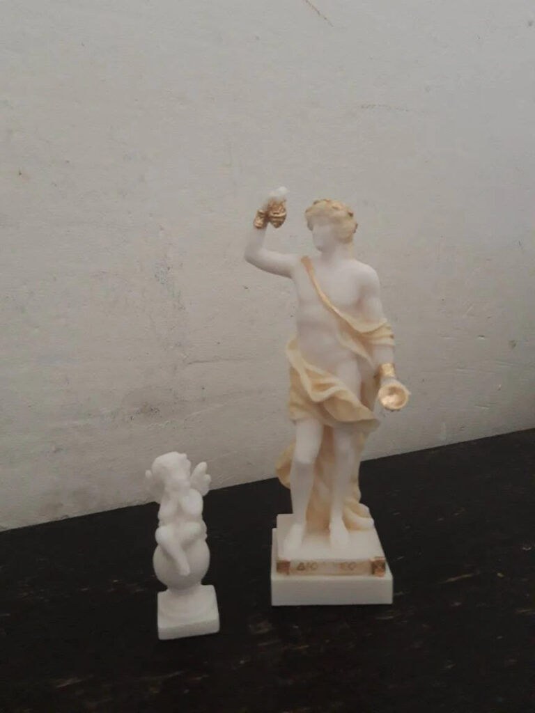 Dionysus statue Greek God made of Alabaster - eStatueShop